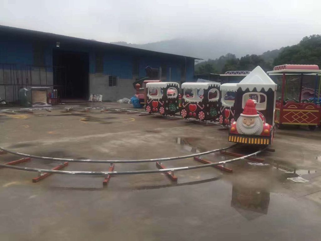 Christmas theme design amusement train rides for sale - Dudu