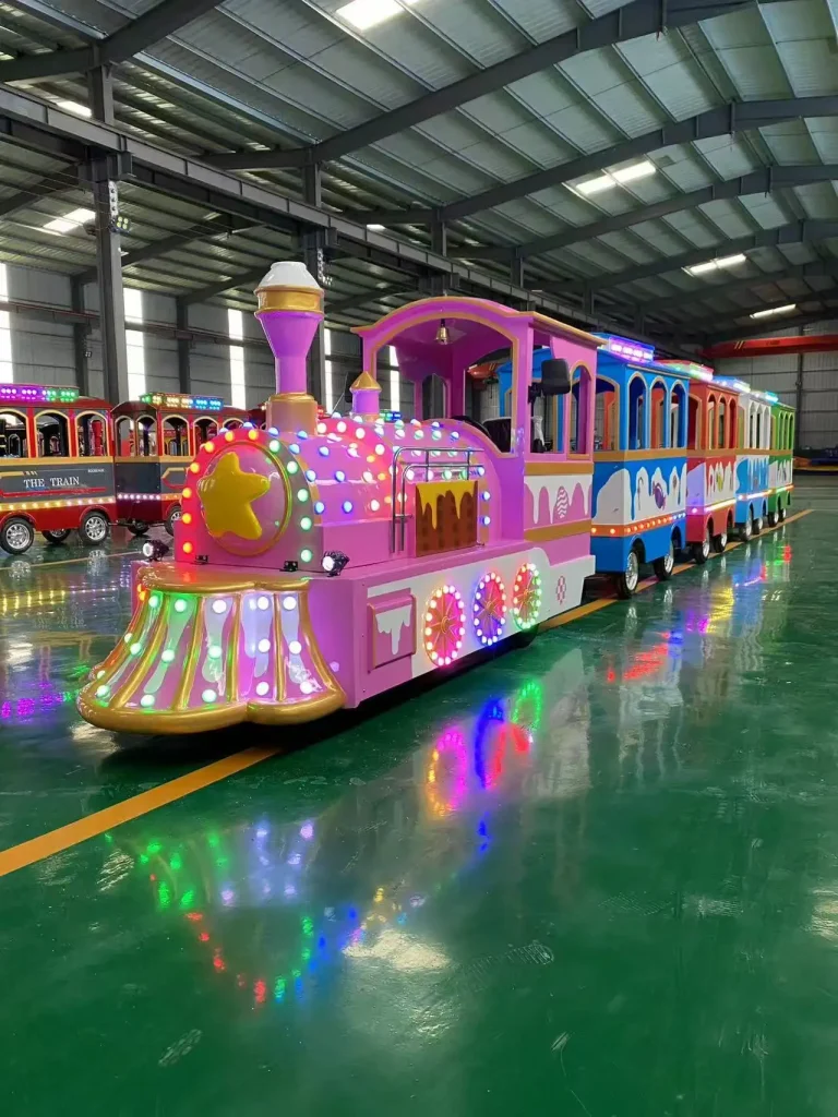 Electric power amusement train for sale - Dudu