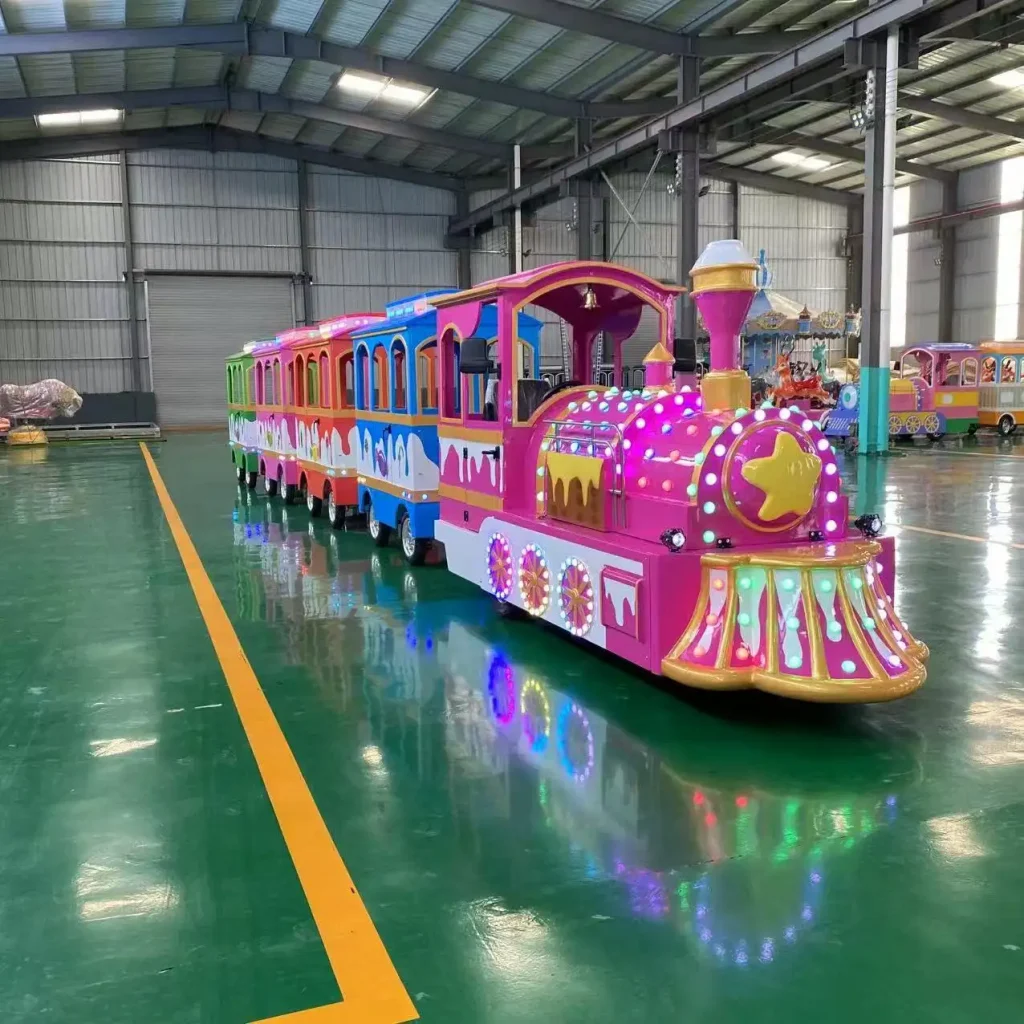 Electric power amusement train for sale - Dudu