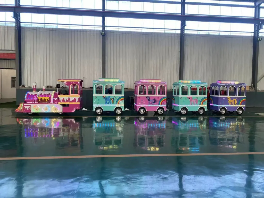 Electric power amusement train for sale - Dudu